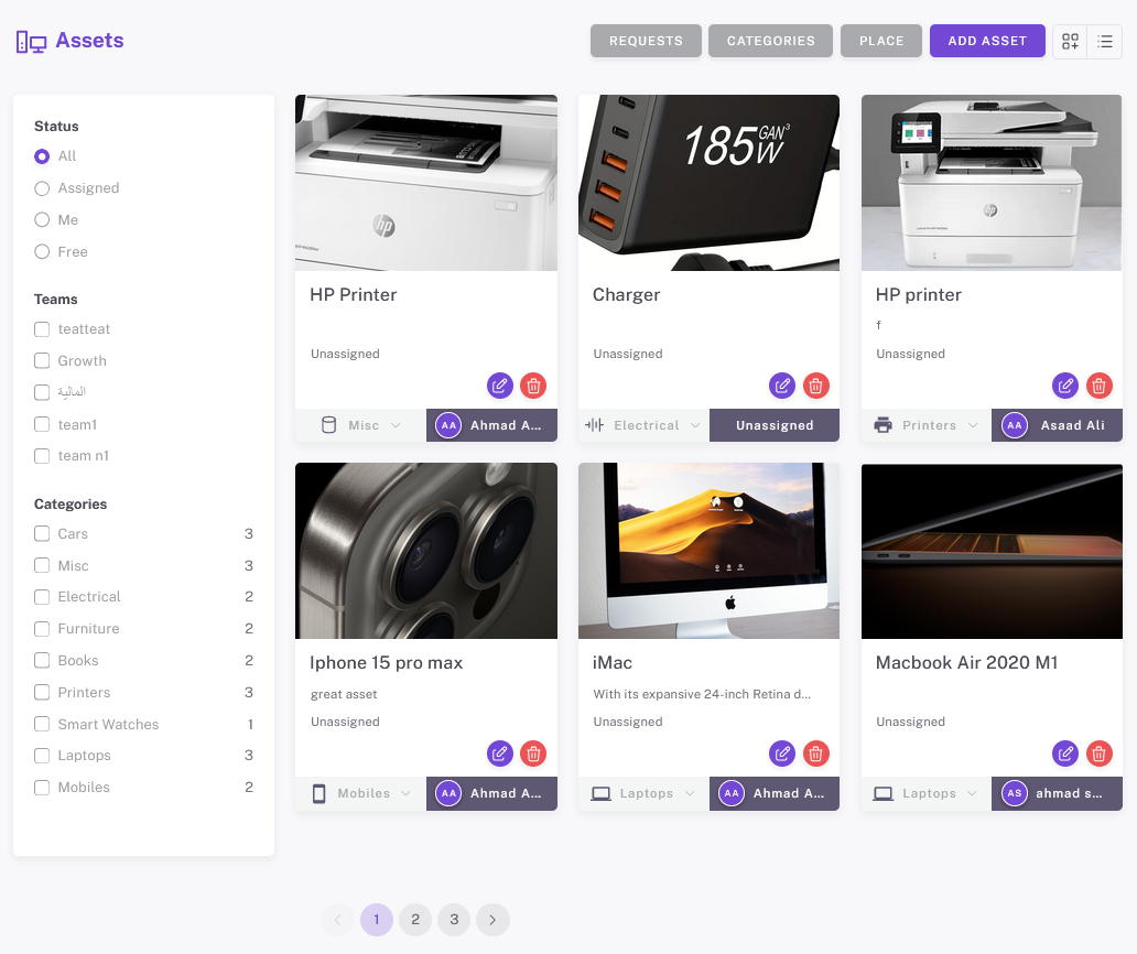 Easy Assets Management solution - Save time and money