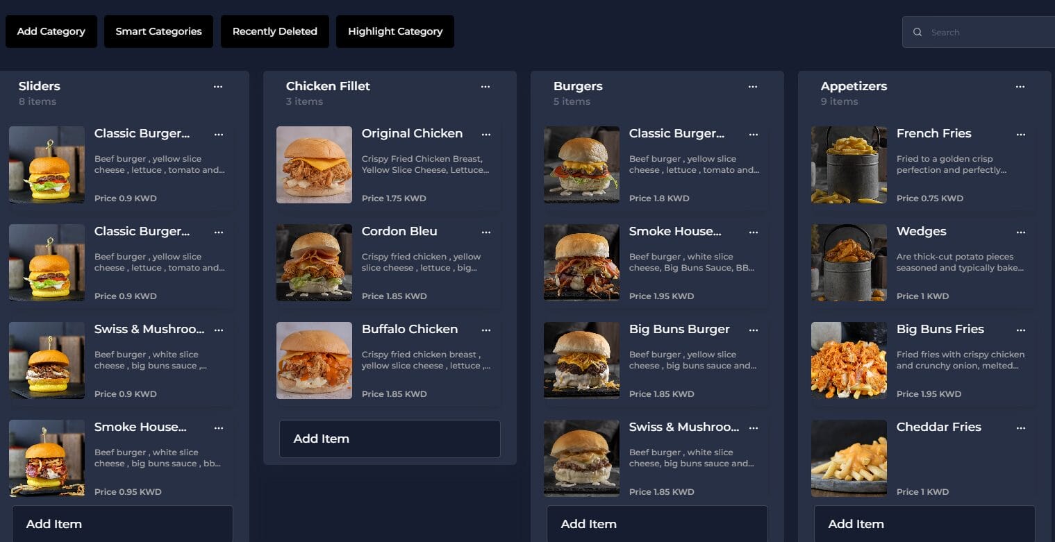 QR Code Restaurant Menu